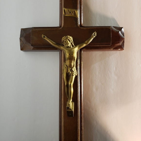 Vintage | Other | Vintage Last Rites Cross Crucifix | Poshmark
